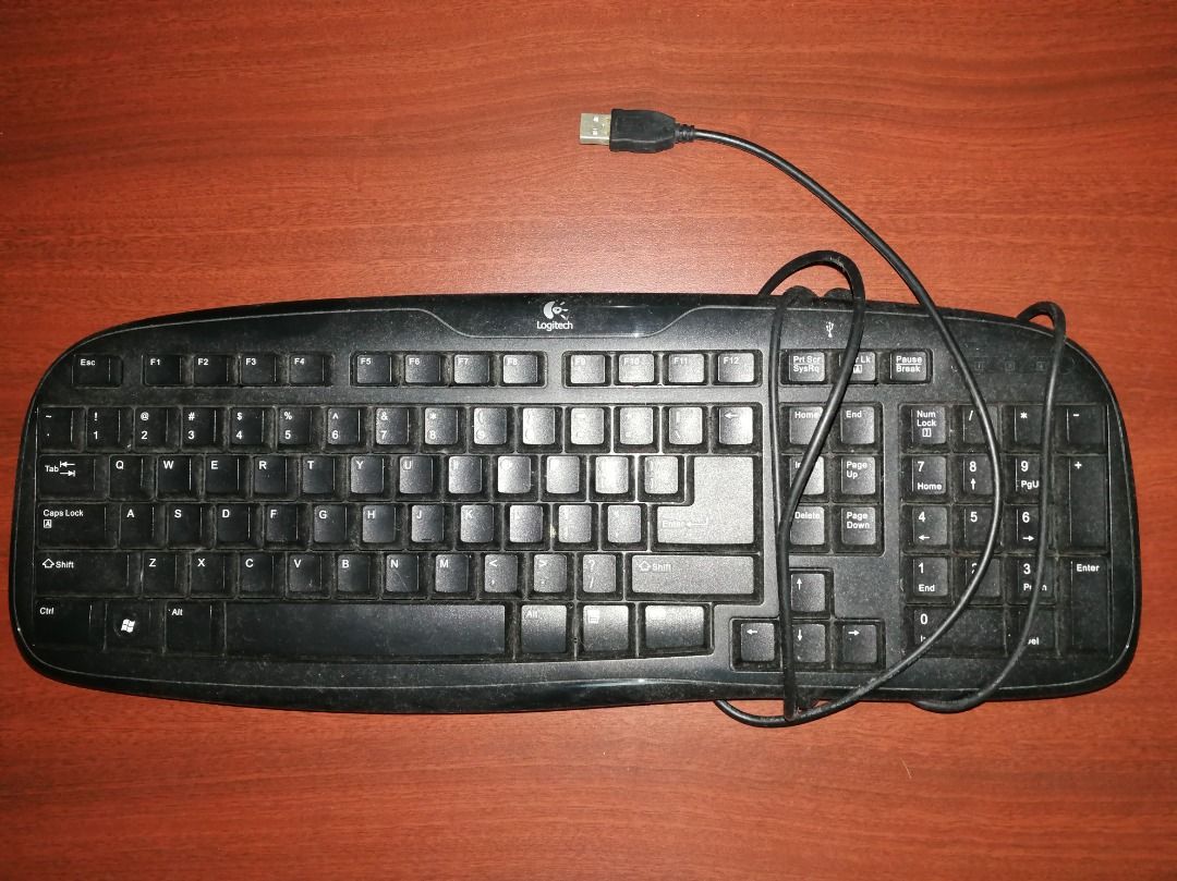 Logitech Wired Keyboard Computers Tech Parts Accessories Computer Keyboard On Carousell