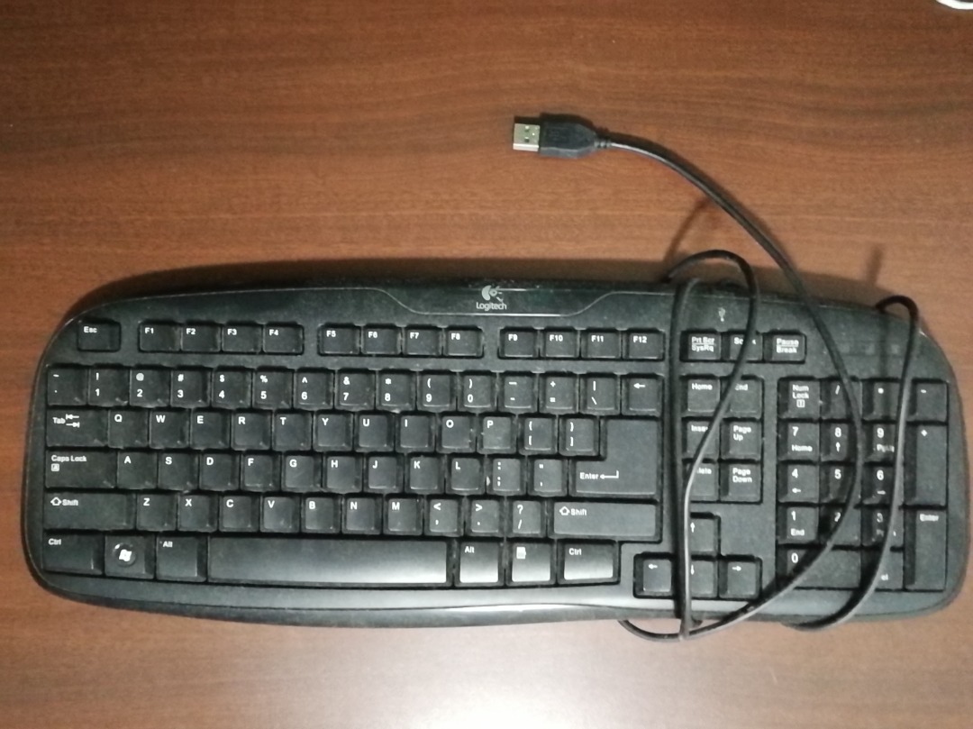 Logitech Wired Keyboard Computers Tech Parts Accessories Computer Keyboard On Carousell