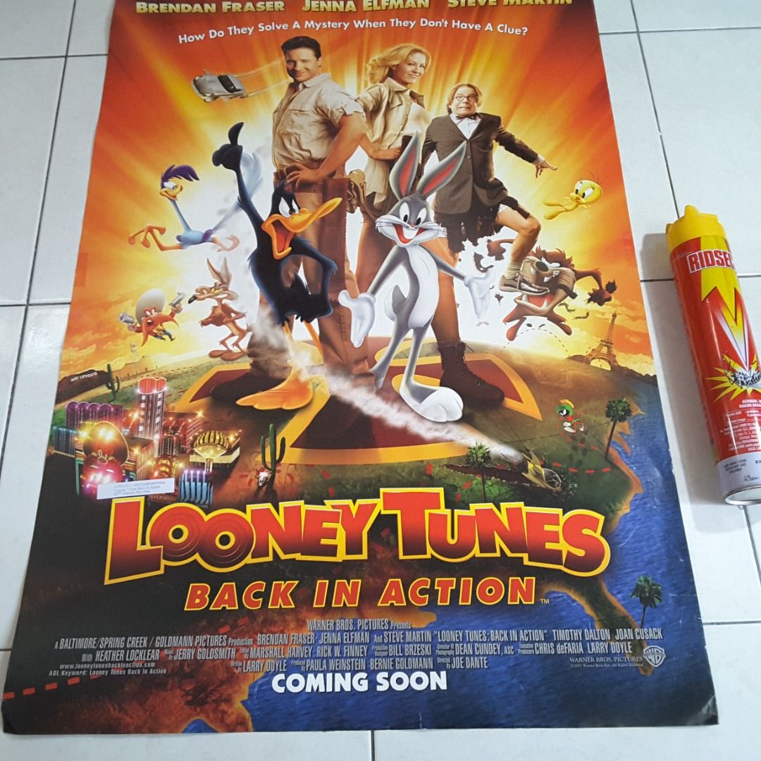 LOONEY TUNES Back In Action 2003 Movie Limited Edition Poster Original, Hobbies & Toys ...