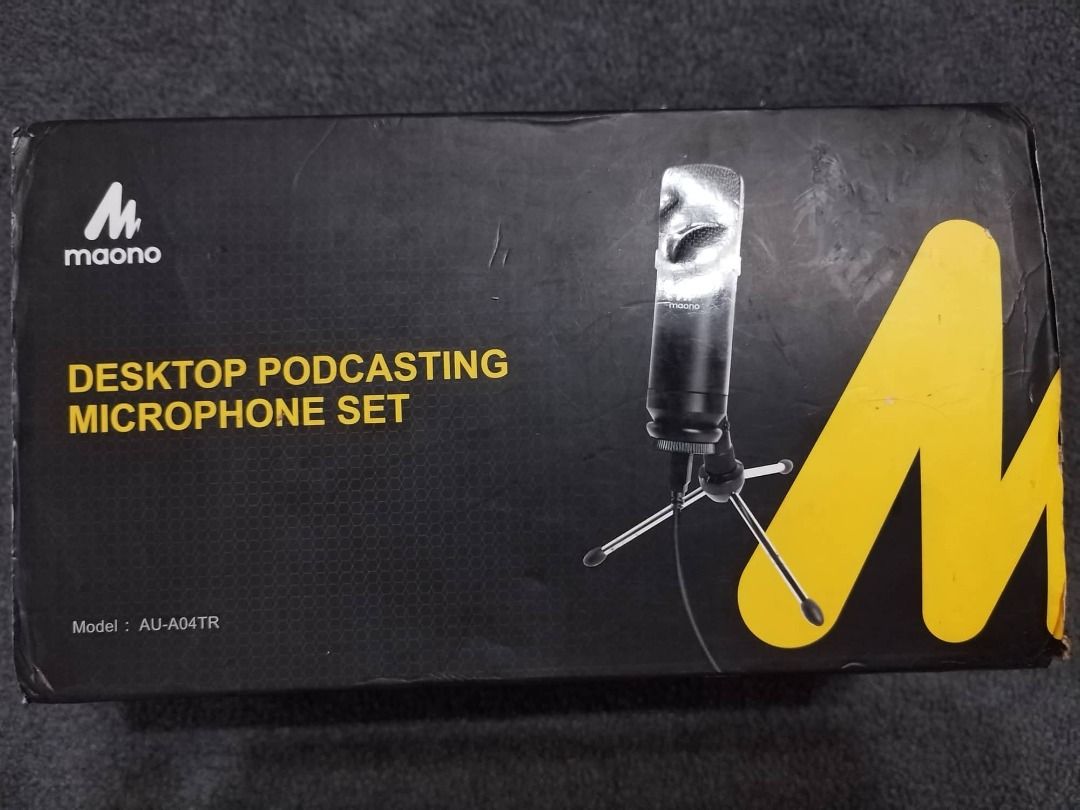 MAONO Desktop Podcasting Microphone, Audio, Microphones on Carousell