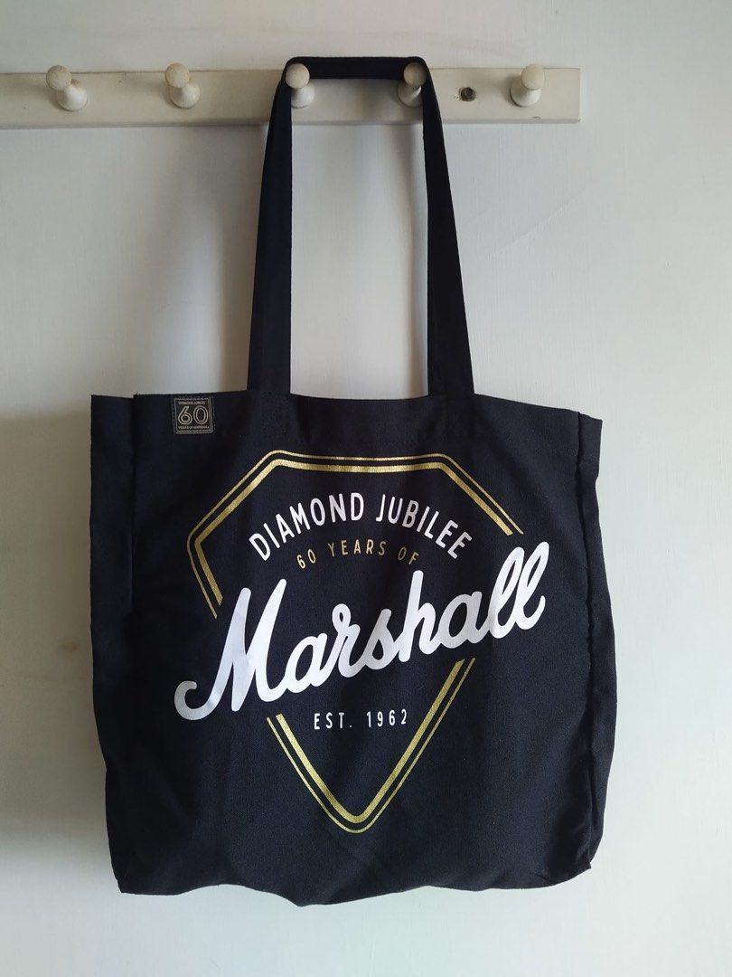 Marshall 60th anniversary limited tote bag, 女裝, 手袋及銀包, Tote Bags ...