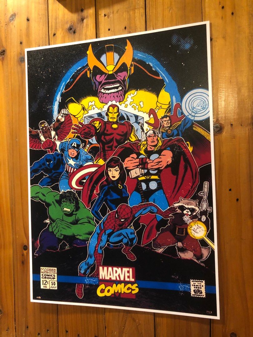 Marvel classics Retro Vintage Classic Cartoon Movie Poster, Hobbies ...
