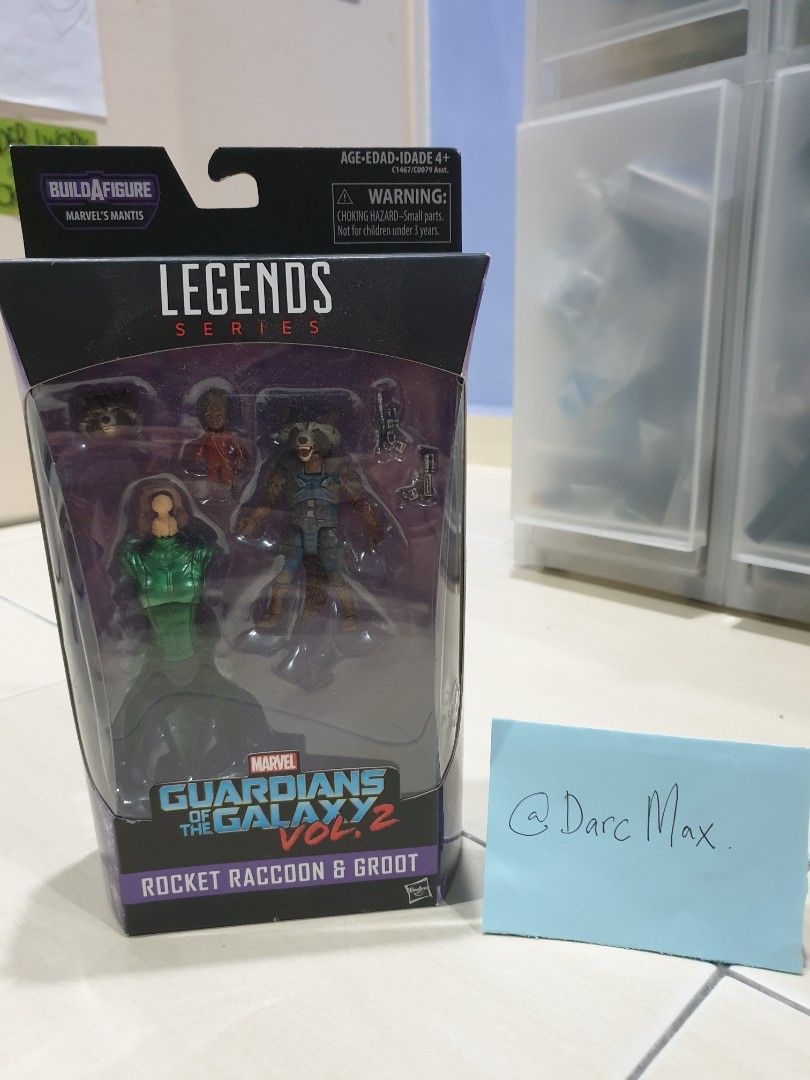 Marvel Legends Rocket Raccoon and Groot (Guardians of the Galaxy vol.2 ...