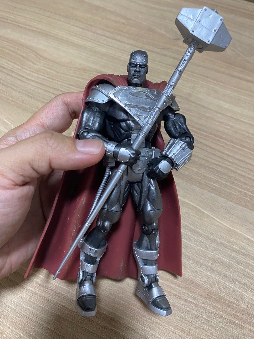 Mattel DCUC Superman figures Steel Black Suit Supergirl Eradicator ...