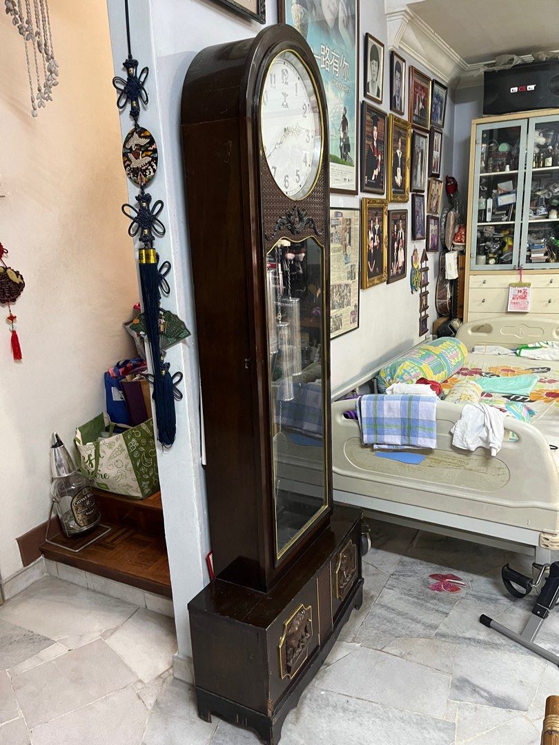 Mauthe Grandfather Clock Germany, Hobbies & Toys, Collectibles ...