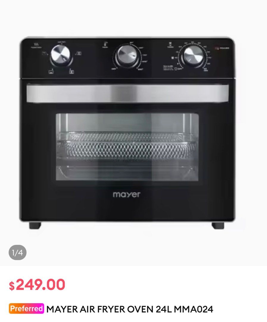 Mayer Air Fryer Oven, TV & Home Appliances, Kitchen Appliances, Ovens ...