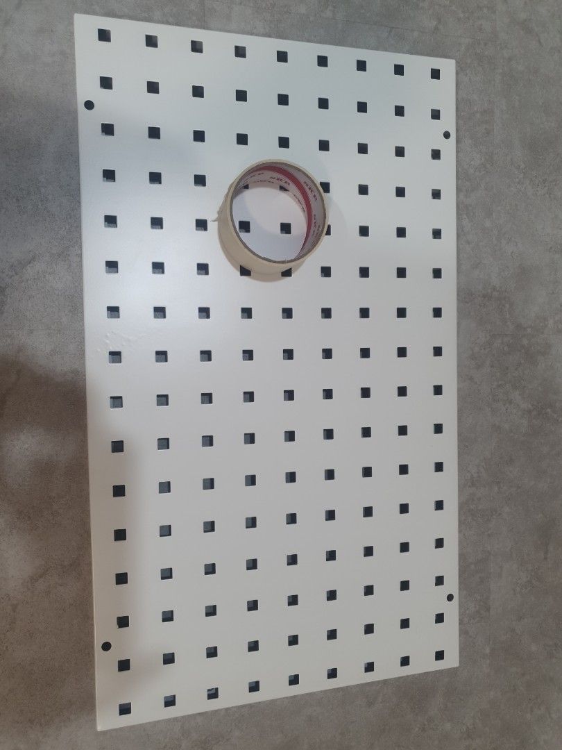 Metal pegboard, Furniture & Home Living, Home Improvement ...