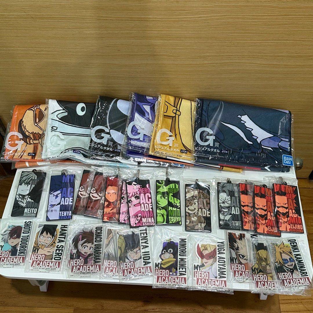 MHA Kuji Mortal Combat Prize B C D G H I Endeavour Shoto Bakugou ...