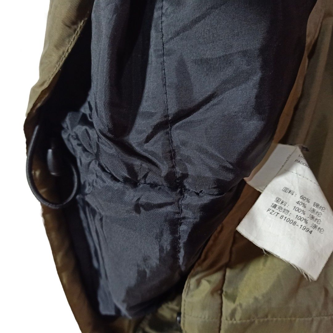 Michel Rene Semi-Puffer Jacket (Olive Green) - 30 L 23 W on Carousell