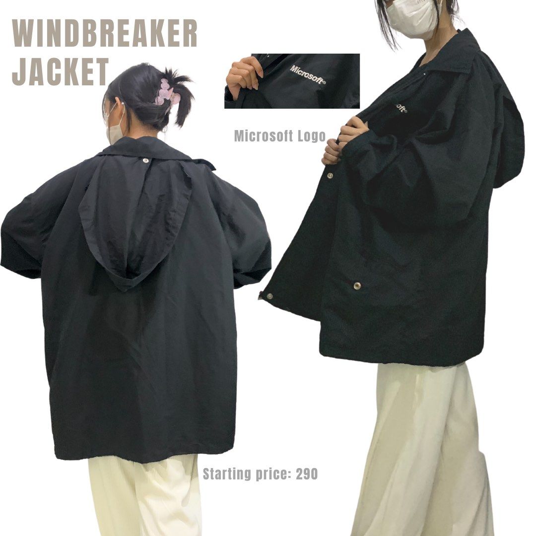 Microsoft Windbreaker Jacket on Carousell