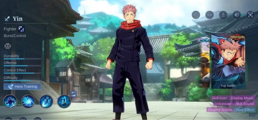 Mobile Legends Jujutsu Kaisen Skin (Yin / Yuji Itadori), Video Gaming ...