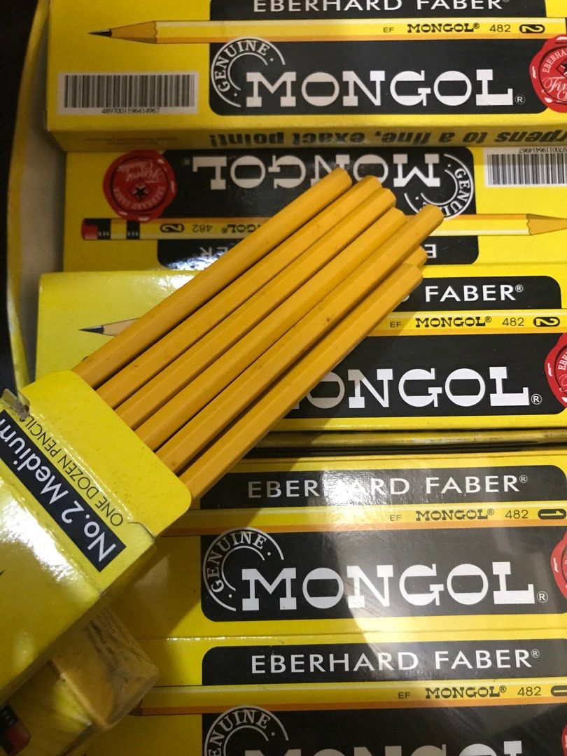 Mongol pencil number 1&2 on Carousell