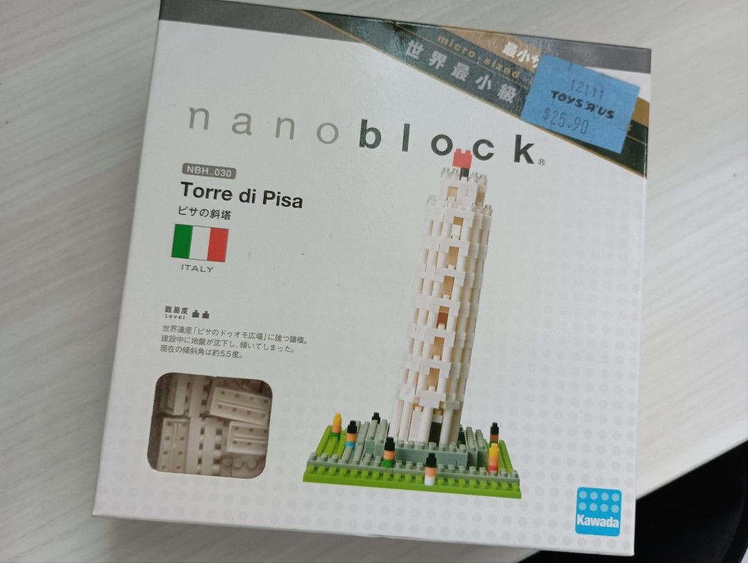 Nanoblock: Shrine and Pisa, Hobbies & Toys, Stationery & Craft, Other ...