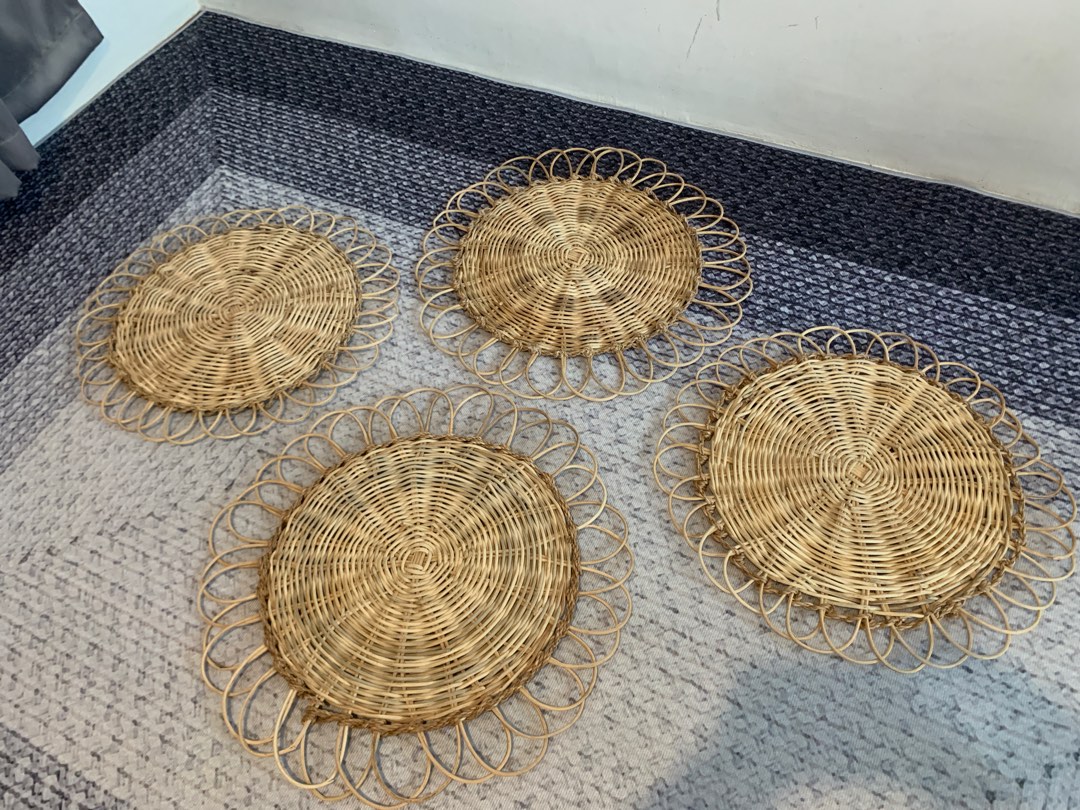 Native Rattan WALL accent on Carousell