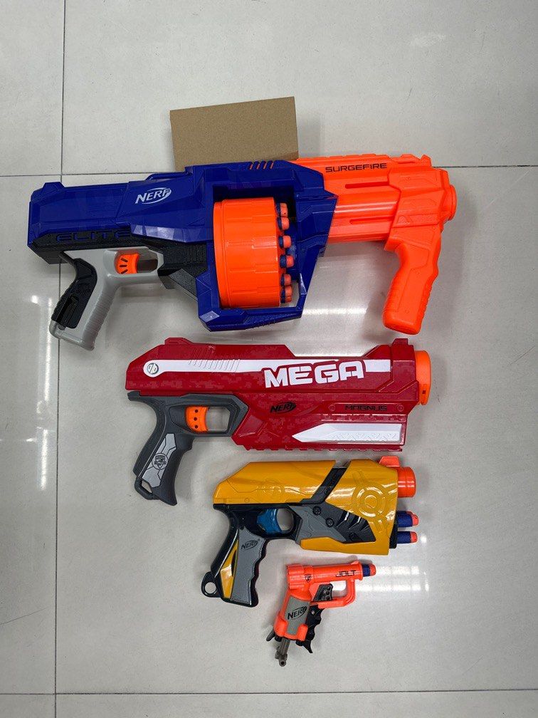 Nerf Bundle clearance, Hobbies & Toys, Toys & Games on Carousell
