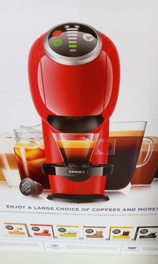 Nescafe Genio S - Red, TV & Home Appliances, Kitchen Appliances, Coffee ...