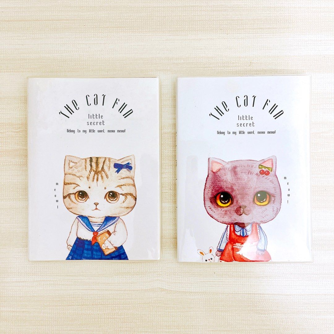 New Cat Note Book (included 2), Hobbies & Toys, Stationery & Craft ...