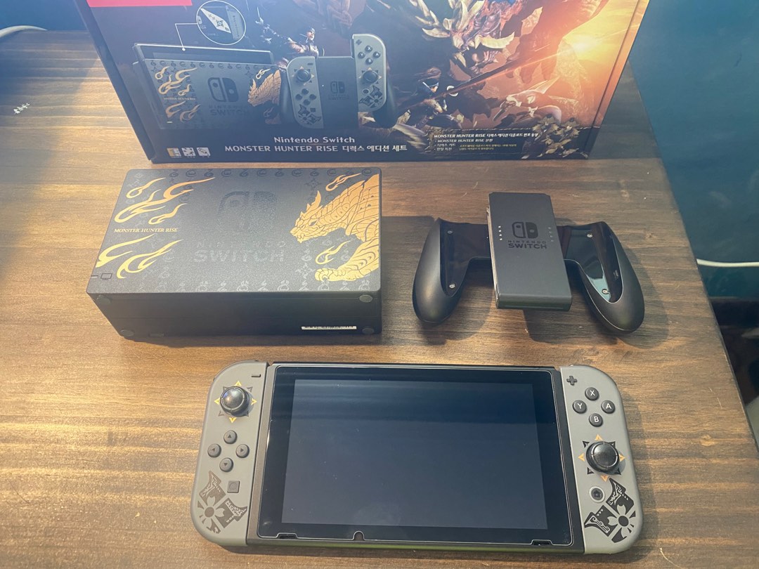 Nintendo Switch Gen 2 (Monster Hunter Rise Limited Edition), Video ...
