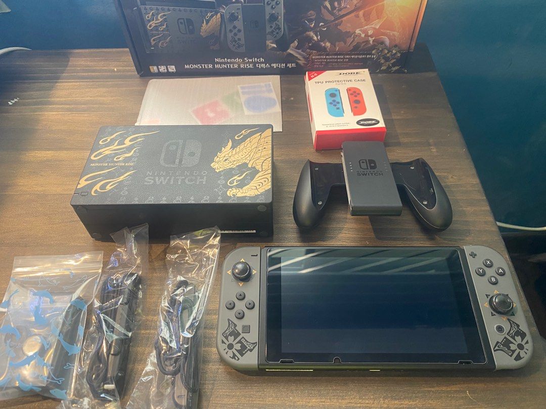 Nintendo Switch Gen 2 (Monster Hunter Rise Limited Edition), Video ...