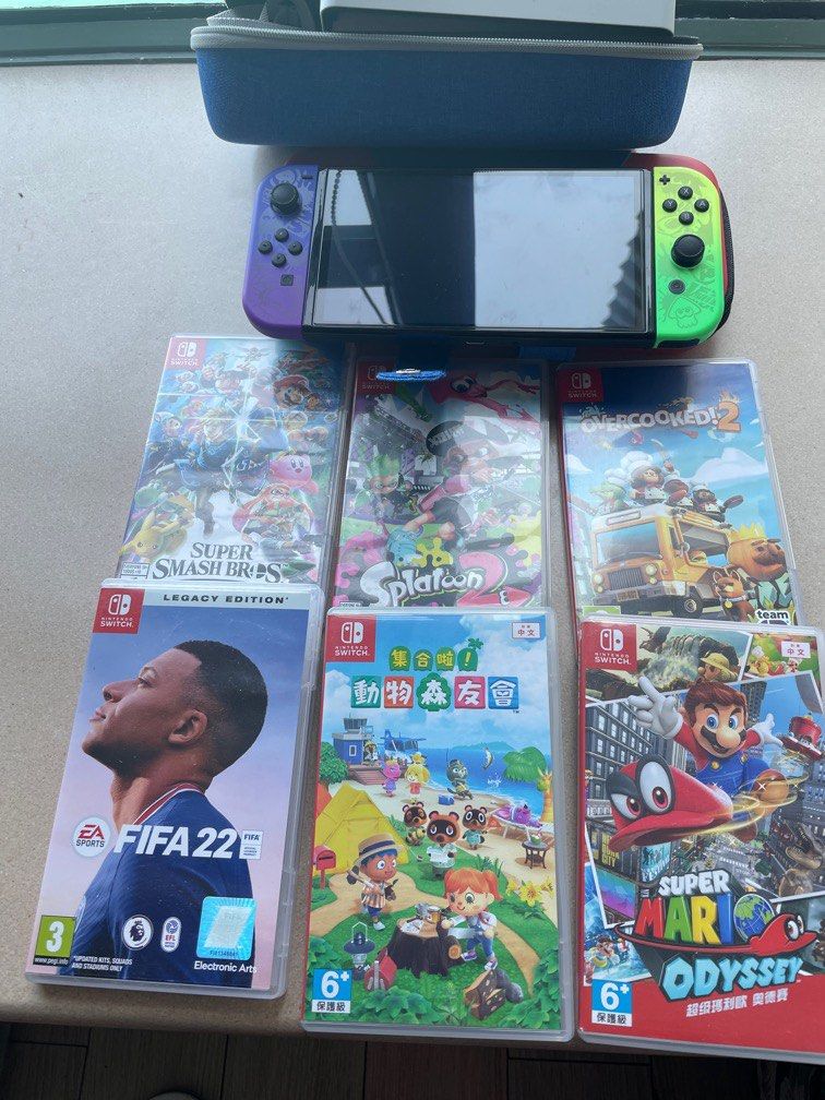 Nintendo switch led, 電子遊戲, 電子遊戲機, Nintendo 任天堂 - Carousell
