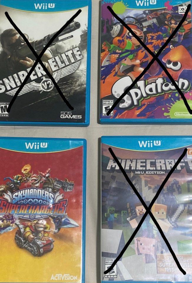 Nintendo WiiU - Splatoon, Sniper Elite V2, Skylanders Supercharges ...