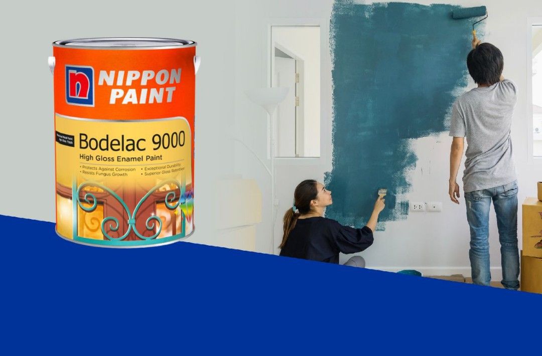 Nippon Paint Bodelac Enamel Paint 5L (Brand New), Furniture & Home ...