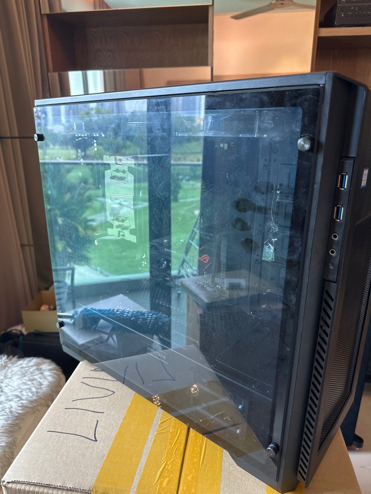 No nego Phanteks desktop casing tampered glass., Computers & Tech ...