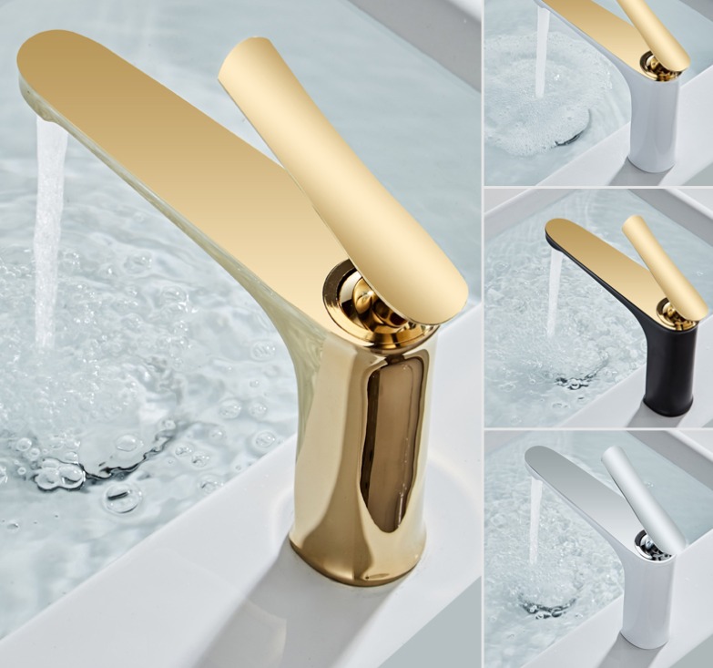 Nordic tap modern for wall mounted sink basin hot and cold mixer tap ...