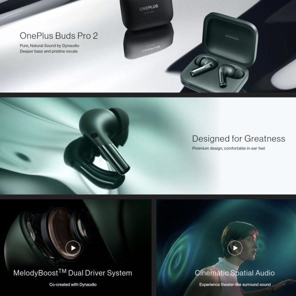 OnePlus Buds Pro 2 Dynaudio - Wireless Earbuds, Audio, Earphones on ...