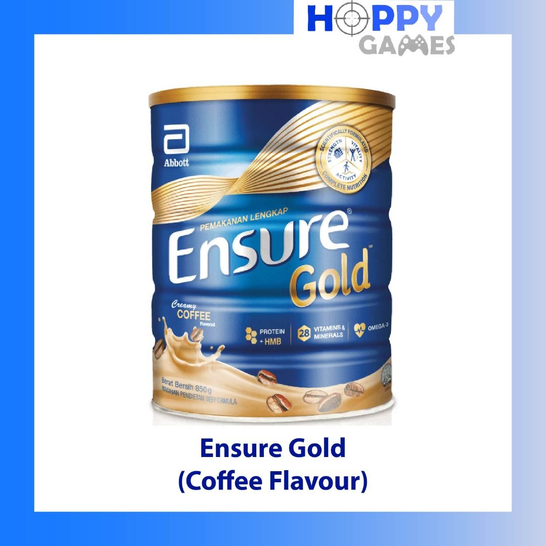 *ORIGINAL* Ensure Gold Adult Nutrition Powder HMB Wheat Vanilla Coffee ...