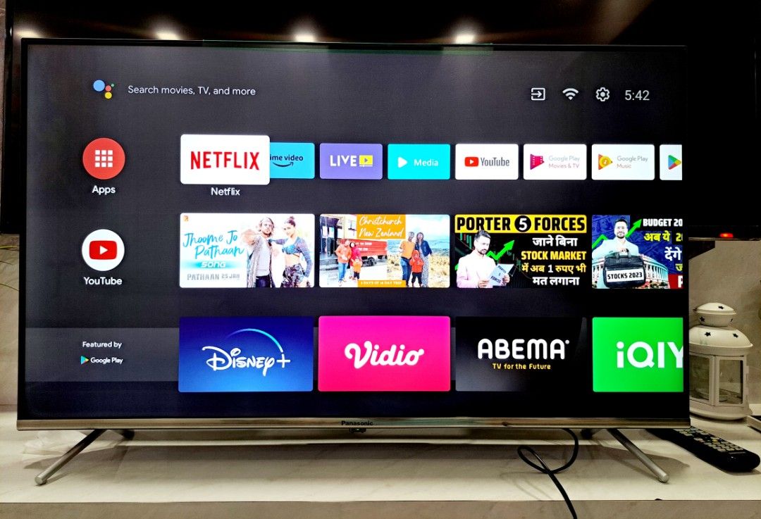 Panasonic 43 Inch 4K HDR LED Android Smart TV, TV & Home Appliances, TV ...