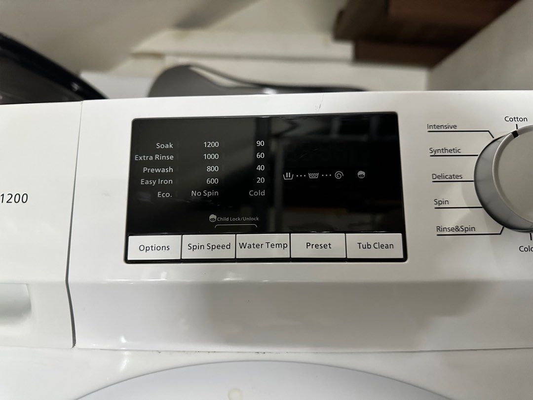 PANASONIC 7KG Front-Loader Washing Machine NA-127XB1 (92941), TV & Home Appliances, Washing ...