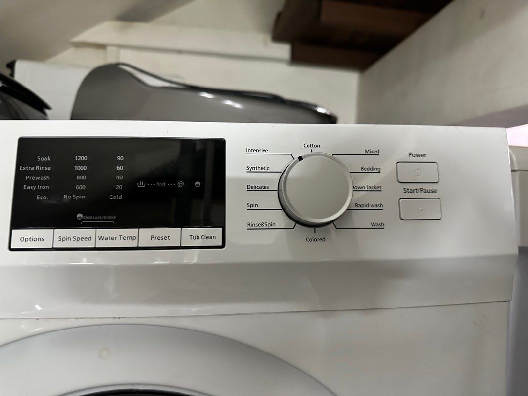 PANASONIC 7KG Front-Loader Washing Machine NA-127XB1 (92941), TV & Home Appliances, Washing ...