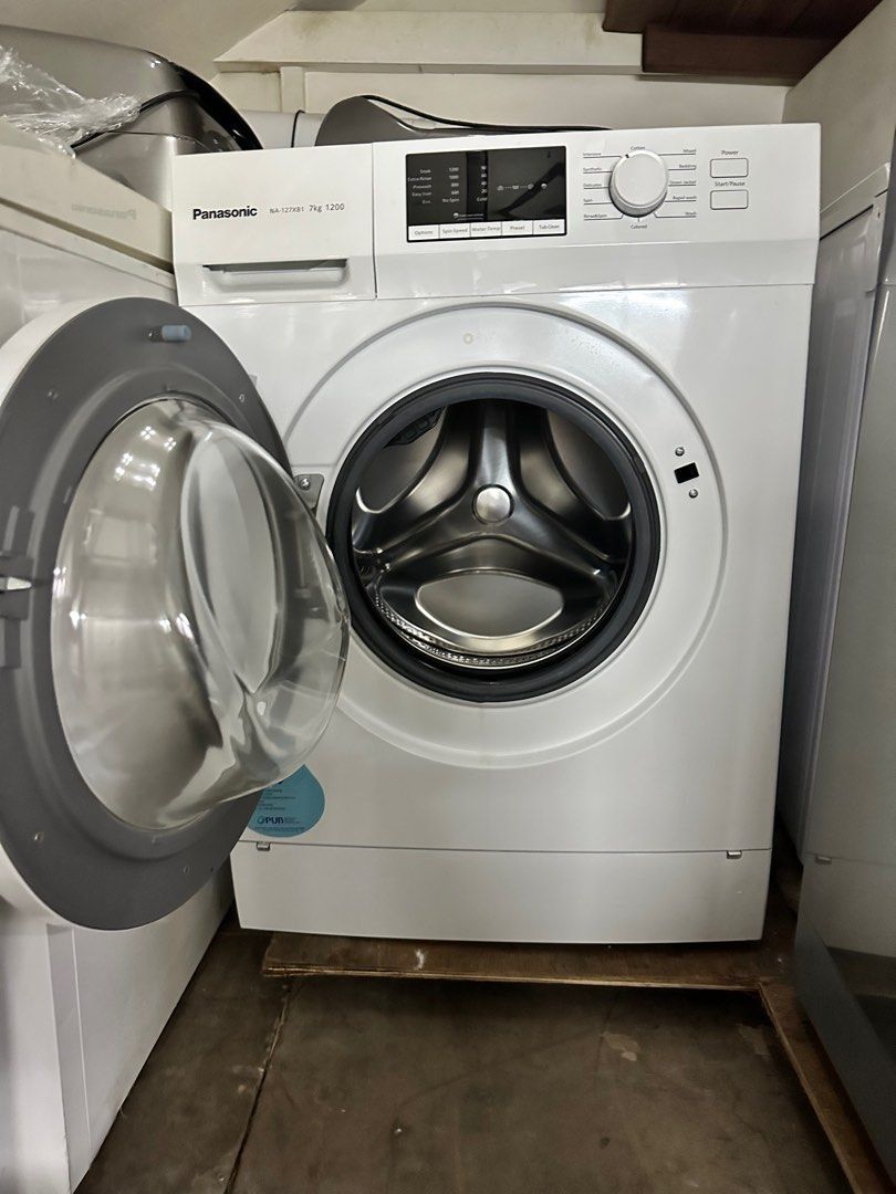 PANASONIC 7KG Front-Loader Washing Machine NA-127XB1 (92941), TV & Home Appliances, Washing ...