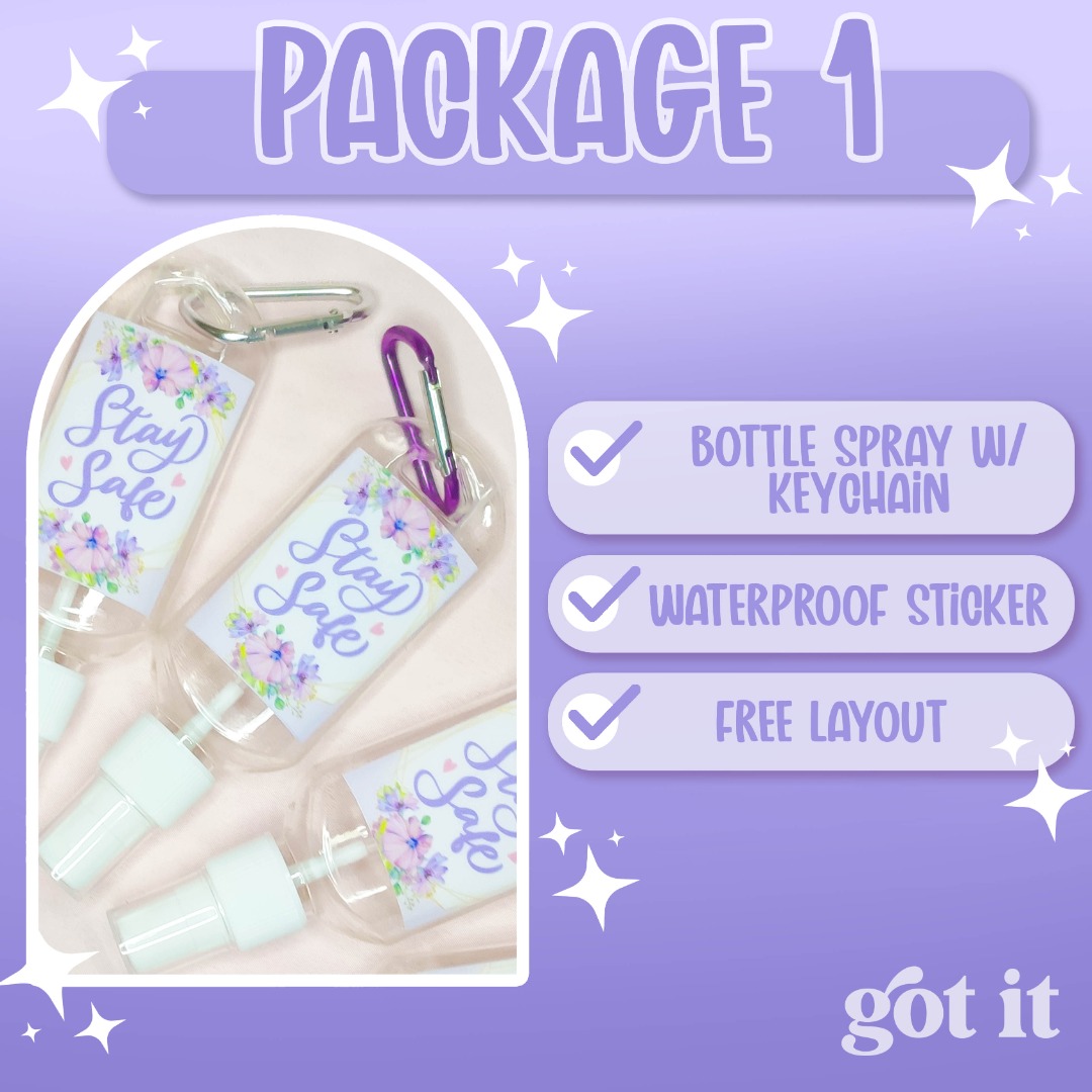 Personalized Alcohol Spray Bottle (customized Sticker or Decal ...