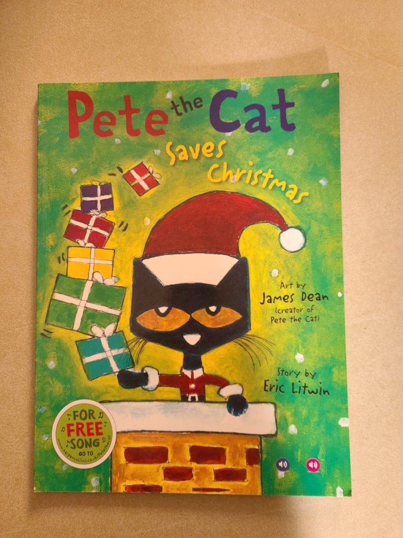Pete the Cat Saver Christmas, 興趣及遊戲, 書本 & 文具, 小朋友書 - Carousell