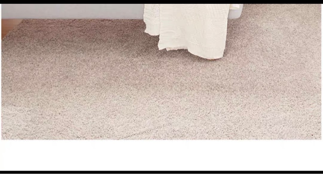 Plain Beige color carpet - super comfy (2.5mx2.5m), Furniture & Home ...