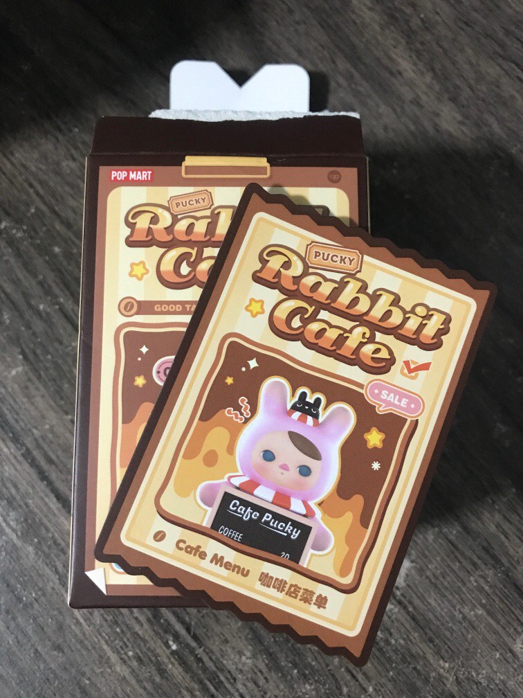 POPMART Pucky Rabbit Cafe - Cafe Menu, Hobbies & Toys, Toys & Games on ...