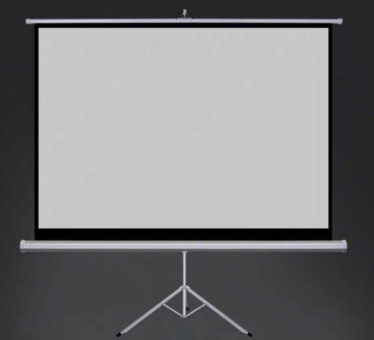 Portable Triple Projector Screen 100”, TV & Home Appliances, TV ...
