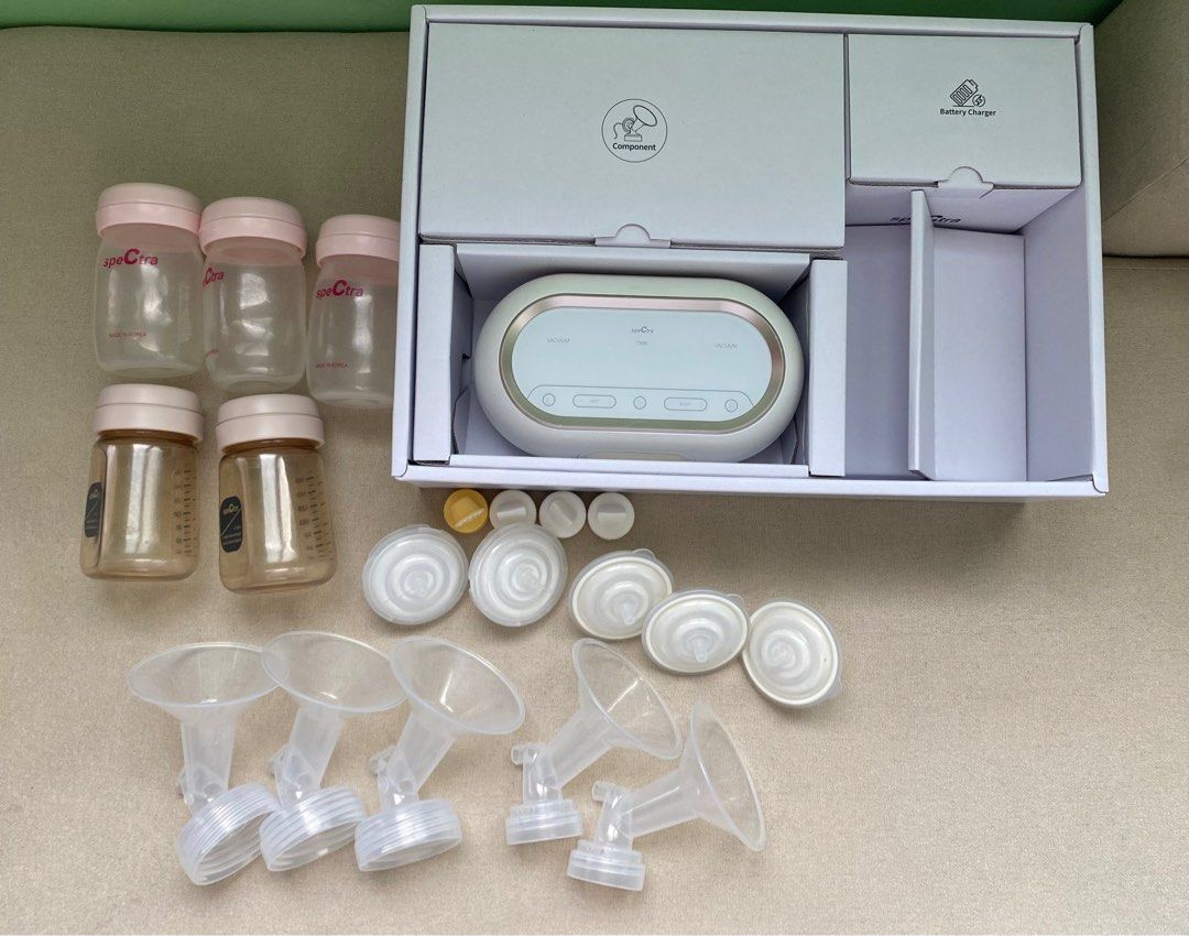 [Pre-loved] Spectra Dual Compact Breastpump with extra accessories with ...