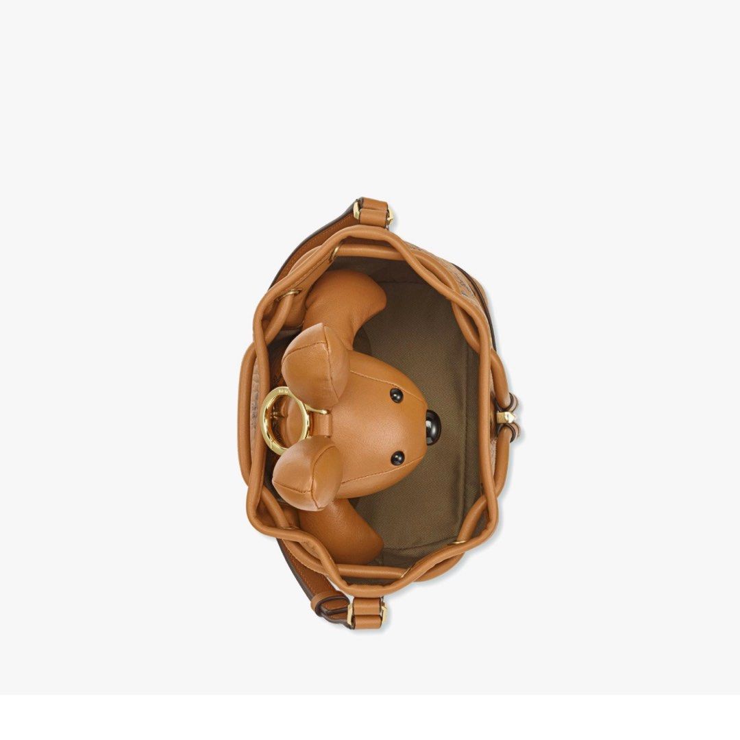 PREORDER: MCM Park Rabbit Drawstring Bag in Visetos, Women's Fashion ...