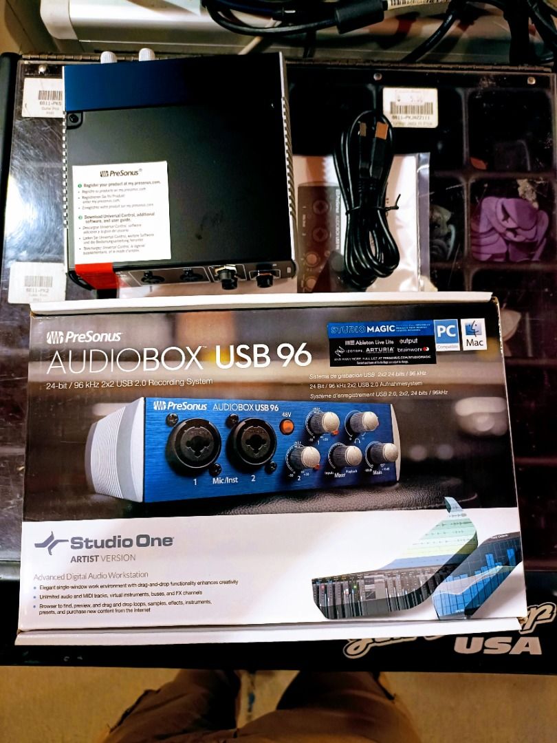 PreSonus AudioBox USB 96 2x2 USB 2.0 Audio Interface presonus audio ...