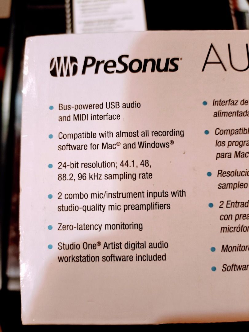 PreSonus AudioBox USB 96 2x2 USB 2.0 Audio Interface presonus audio ...