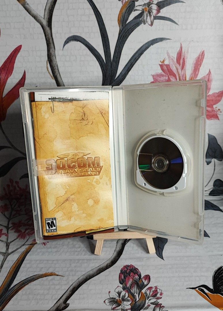 PSP UMD Games Socom US Navy Seal Fireteam Bravo, Video Gaming, Video ...