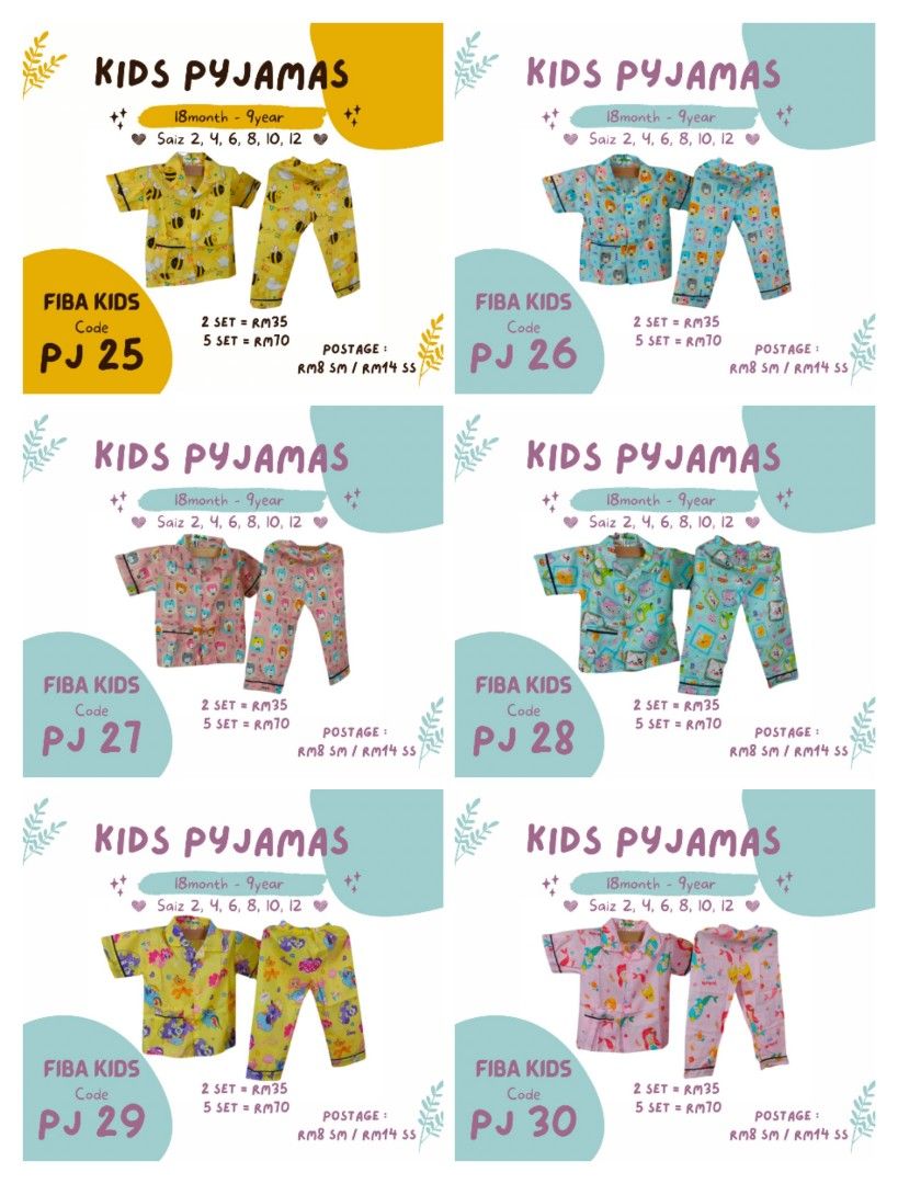 Pyjamas Viral New Design, Babies & Kids, Babies & Kids Fashion on Carousell