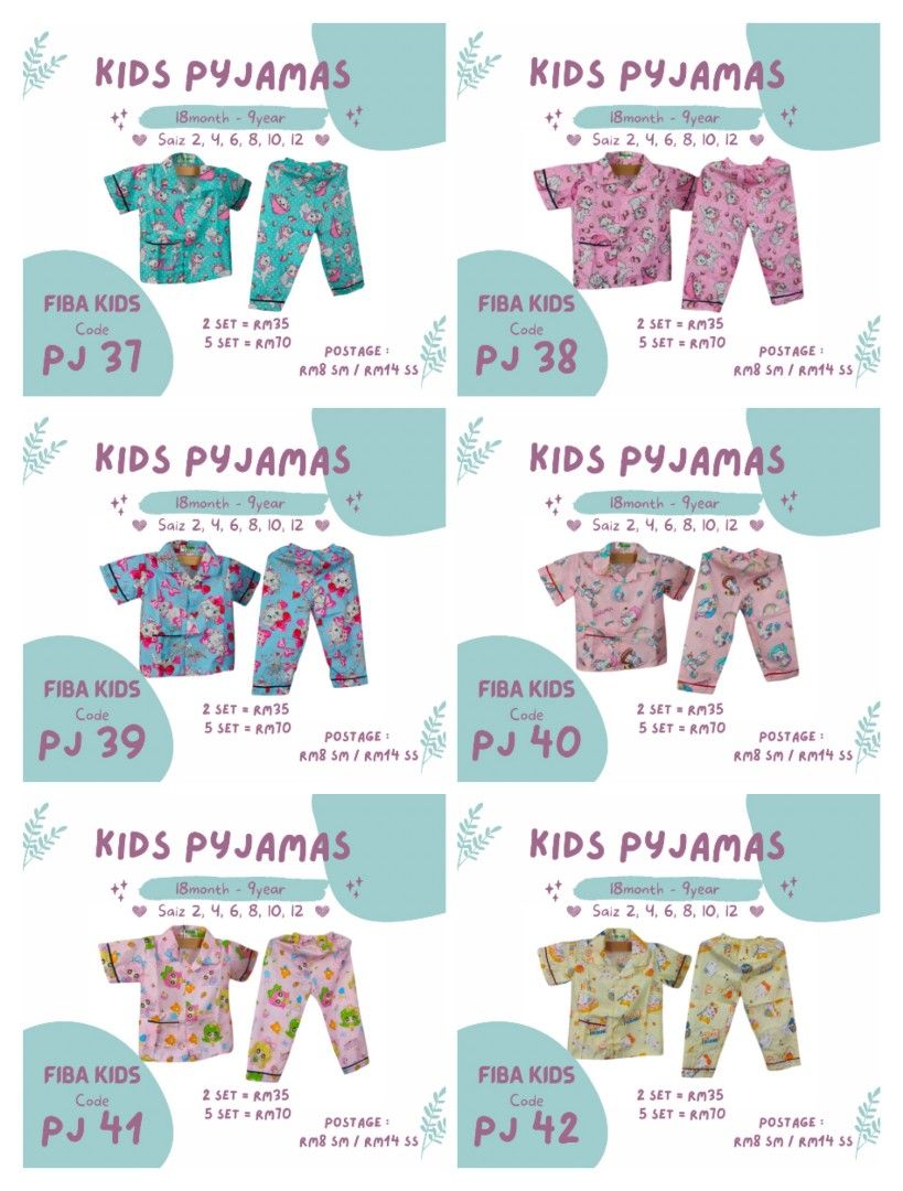 Pyjamas Viral New Design, Babies & Kids, Babies & Kids Fashion on Carousell