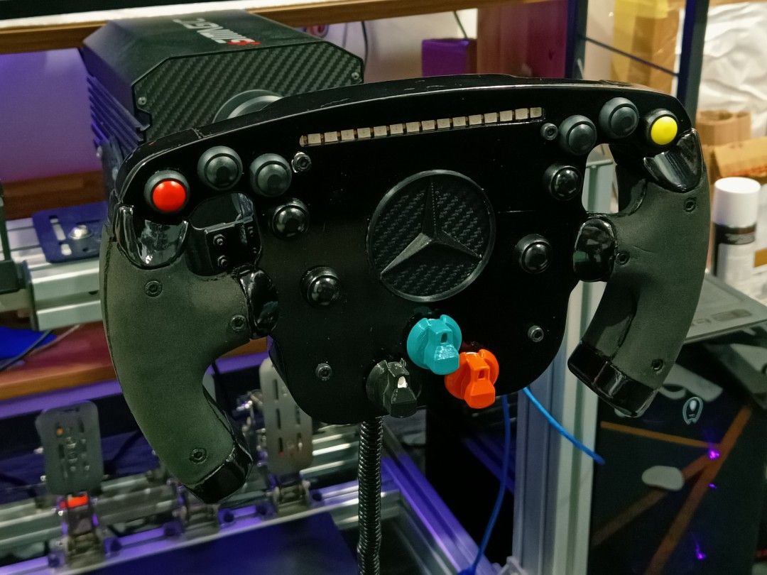 Racing Simulator F1 Steering wheel for any wheelbase g29 t300, Video ...