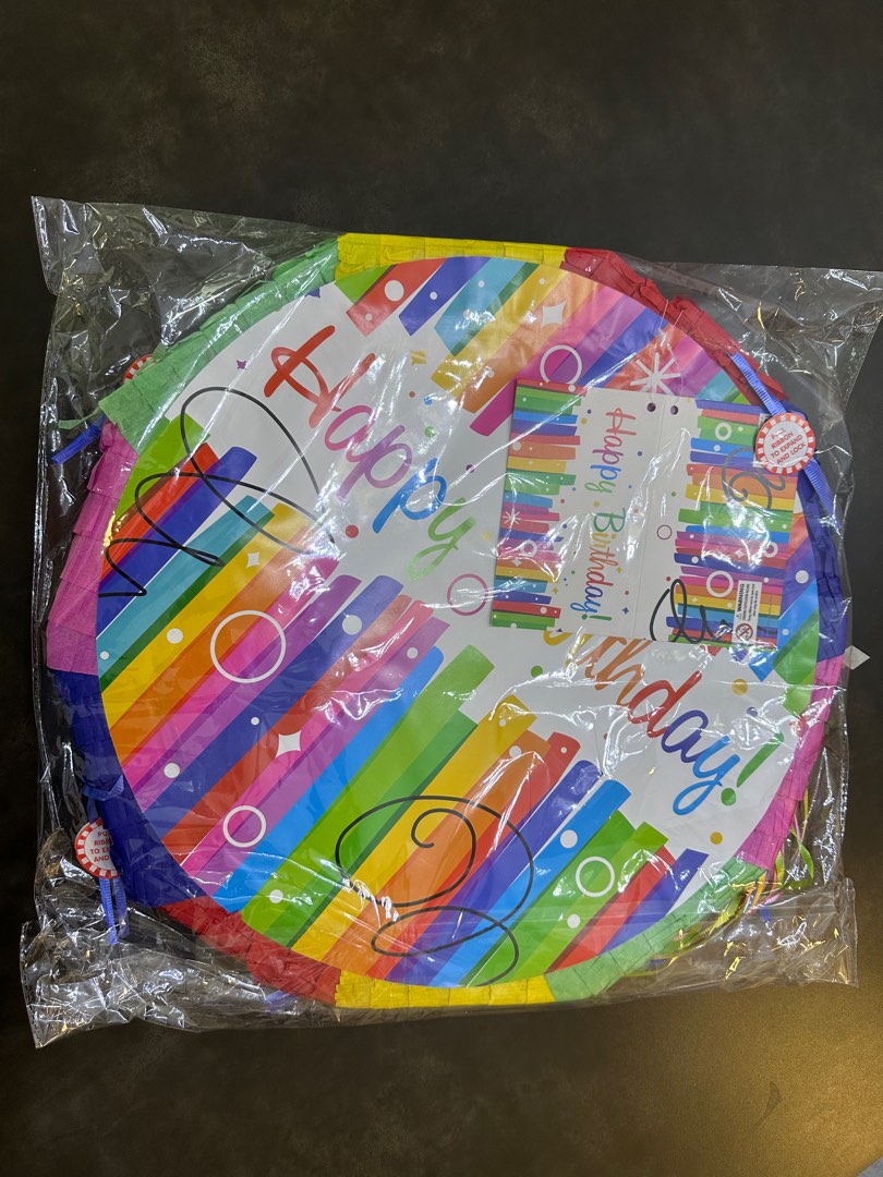 Rainbow Round Pinata, Hobbies & Toys, Stationery & Craft, Occasions ...