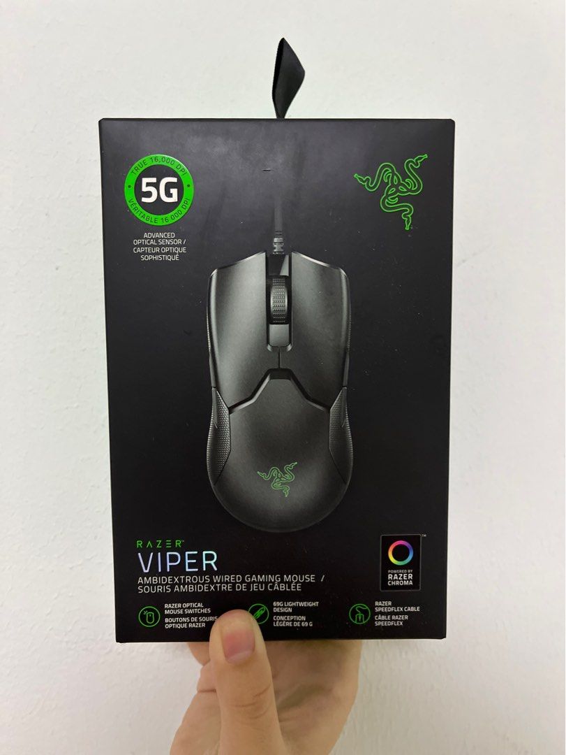 Razer Viper Ambidextrous Wired Gaming Mouse, Computers & Tech, Parts ...