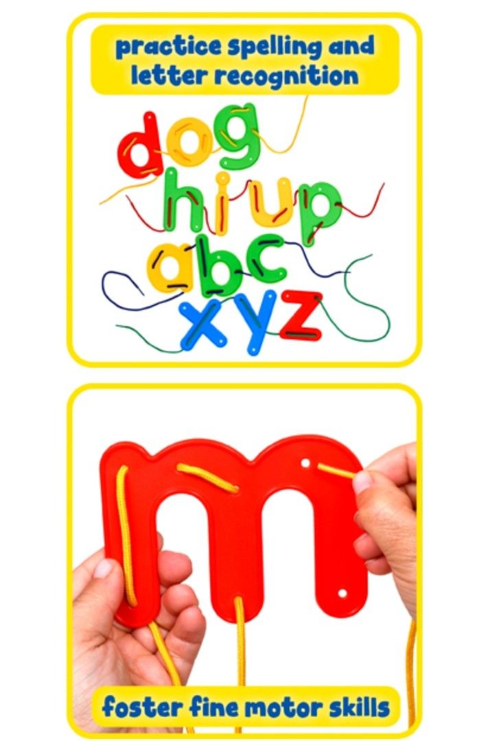 Ready2learn lowercase lacing letters alphabet, Hobbies & Toys, Toys ...